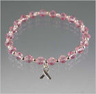 Breast Cancer Awareness Light Rose Crystal Bracelet | VAEL Designs